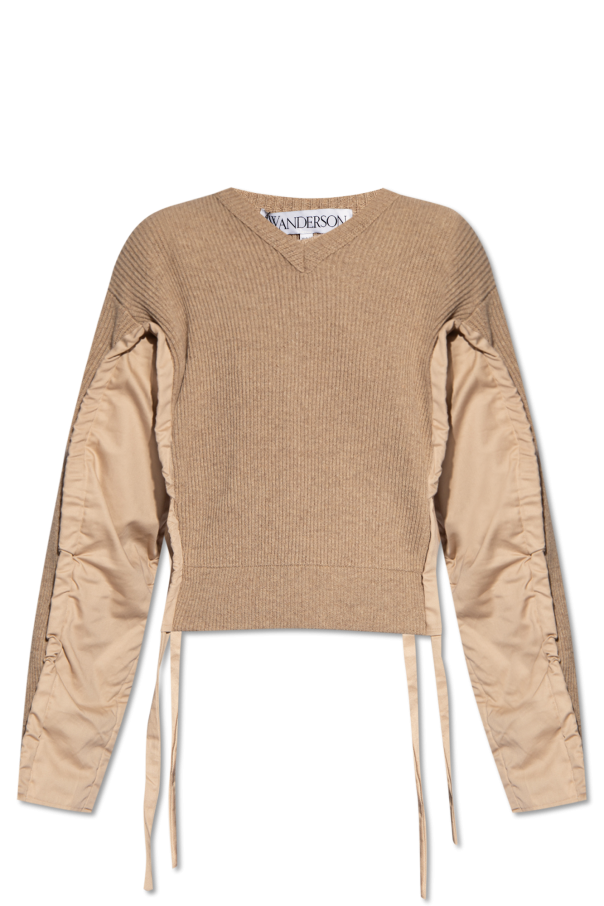 Beige Relaxed Fitting Sweater Jw Anderson Vitkac Gb